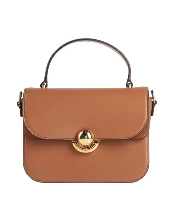 Furla Handbag Taupe Leather - Brown