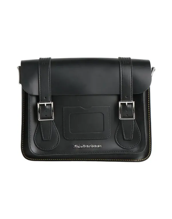 Dr. Martens 11" Leather Satchel + Kiev+smooth" Handbag Cow Leather - Black