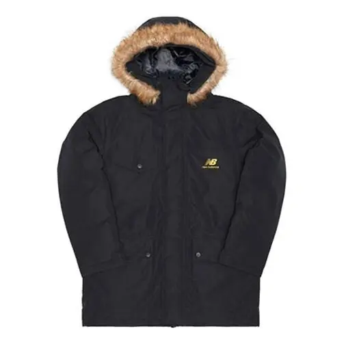 NEW BALANCE Parka Jacket Asia Sizing - Black