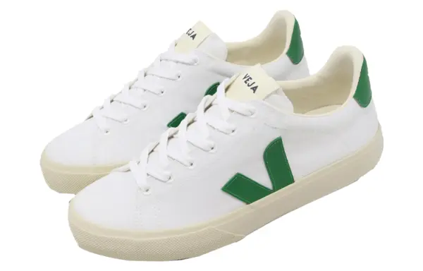 VEJA Campo Low-top Sneakers 'white Green - White/green