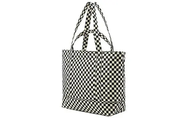 VANS Tell All Zip Tote Bag 'white Black