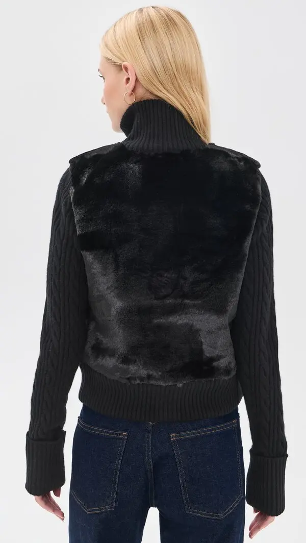 Cara Cara Logan Faux Fur Cardigan