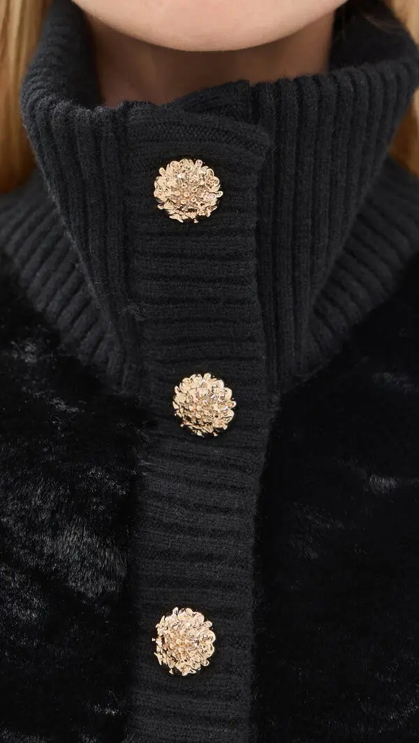 Cara Cara Logan Faux Fur Cardigan