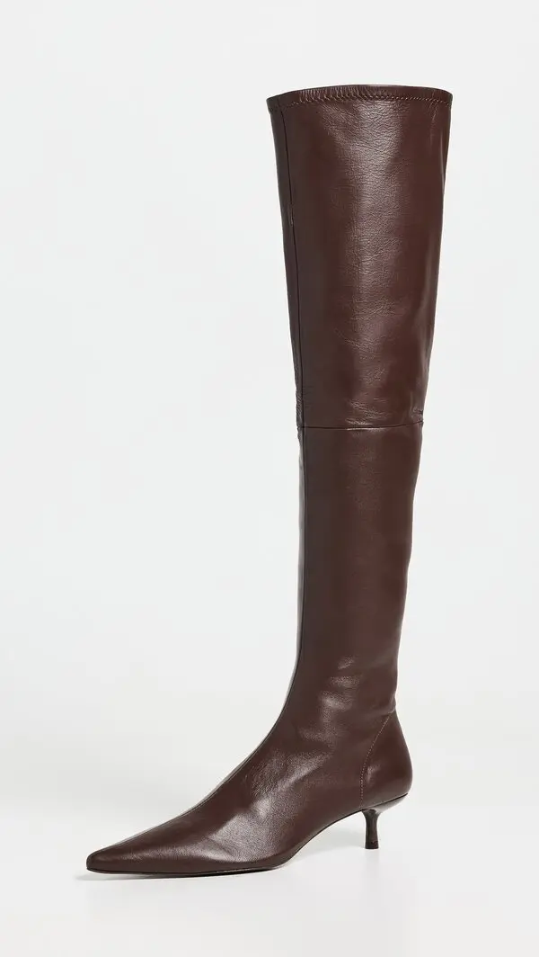 Simkhai Joni Stretch Leather Over-the-knee Boots