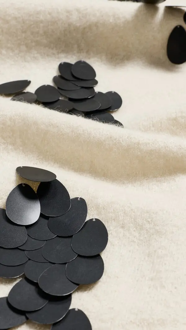 Chan Luu Sequined Wool Scarf
