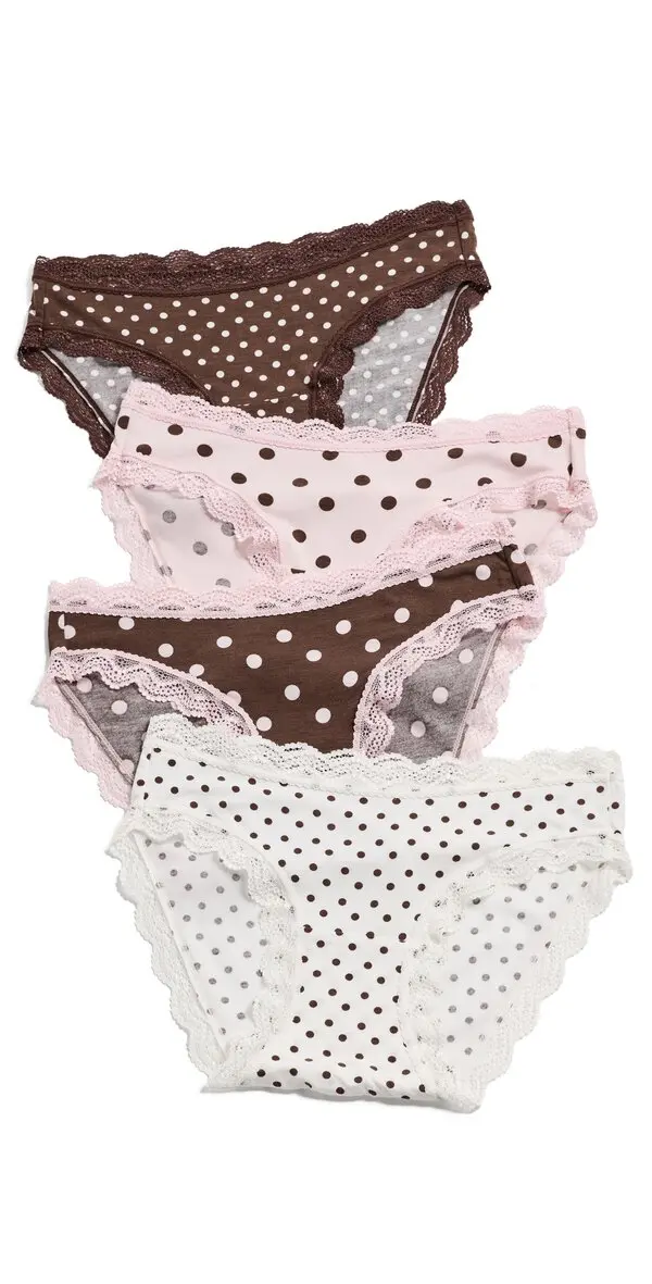 STRIPE & STARE Original Knickers 4 Pack - Neapolitan