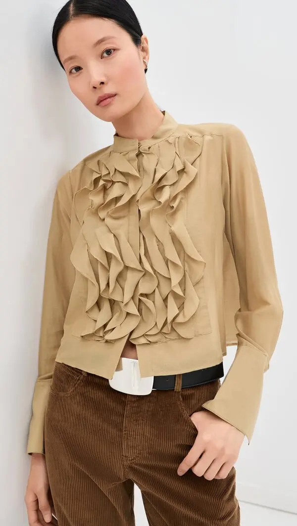 TWP Patti Button Down Blouse