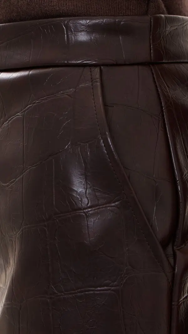 Bardot Rheba Faux Leather Skirt