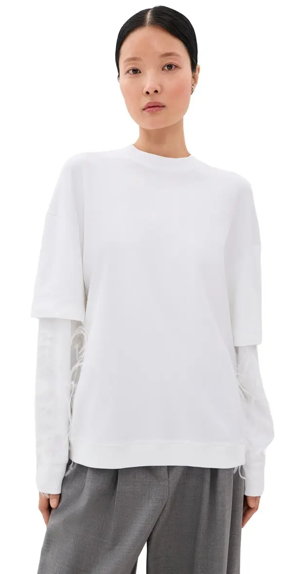 DARKPARK Troy Double Sleeve Feather Tee