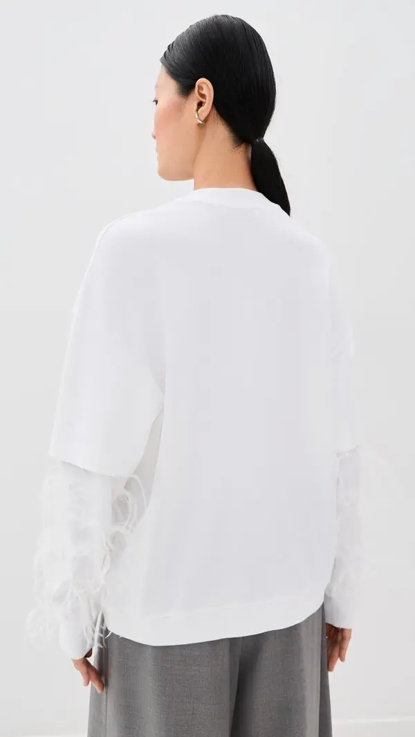 DARKPARK Troy Double Sleeve Feather Tee