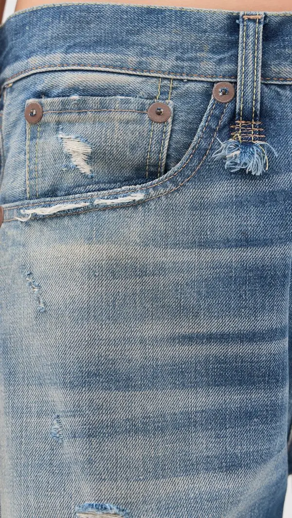 R13 Cuffed Bf Jeans