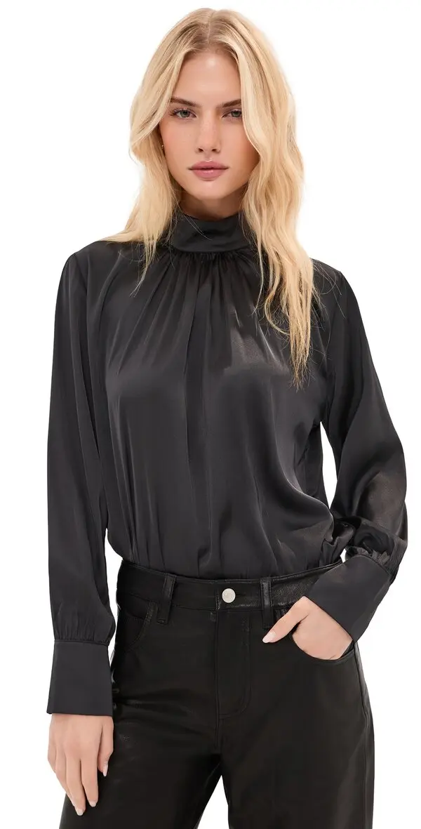LE BOP Zaza Thong Bodysuit - Black