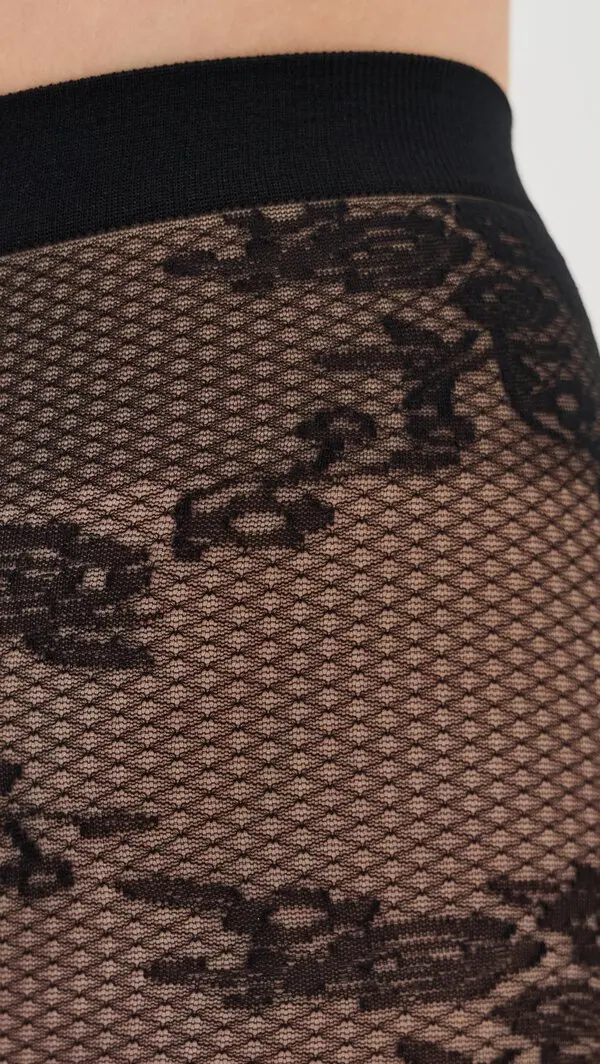 Wolford Floral Lace Tights