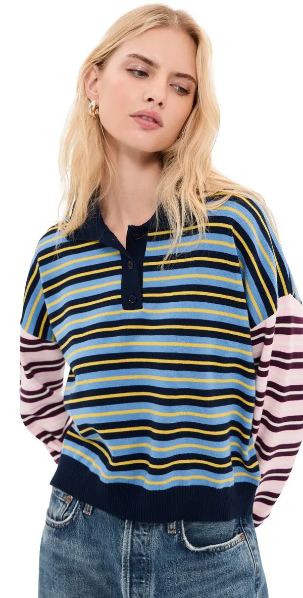 LE BOP Zadie Cropped Polo