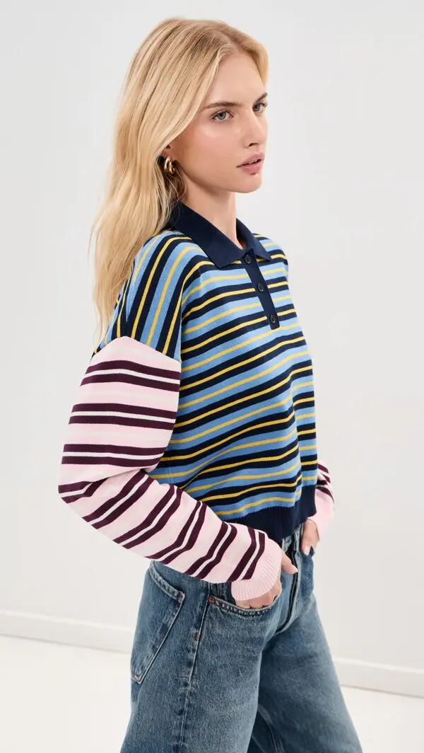 LE BOP Zadie Cropped Polo