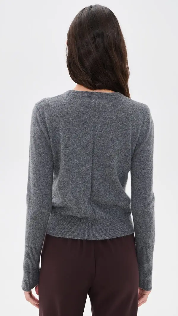 LA LIGNE Solid Lean Lines Cashmere Cardigan