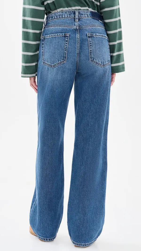 DAZE 2k Mid Rise Relaxed Baggy Jeans