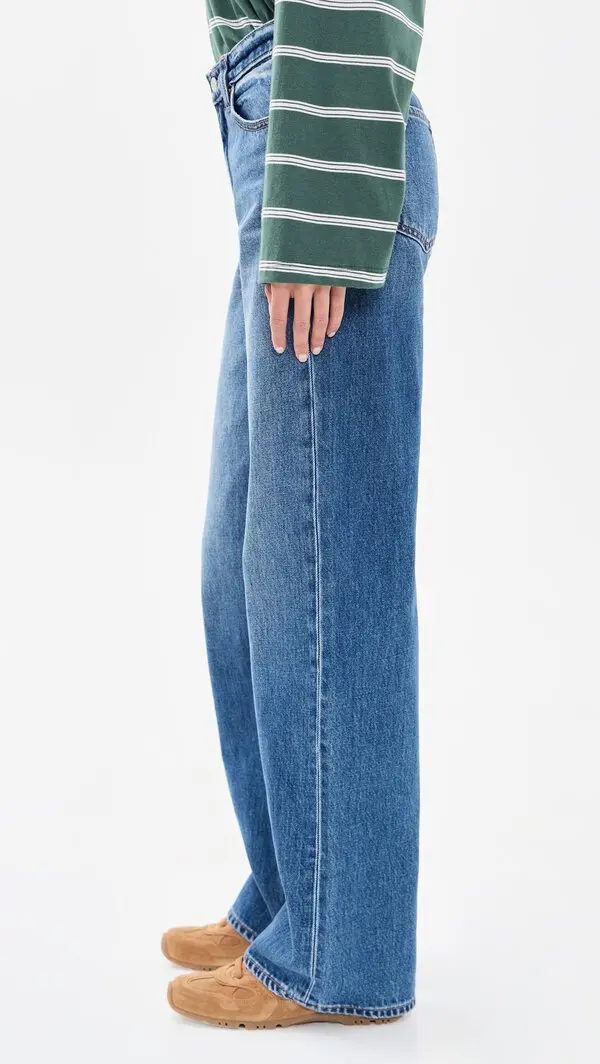 DAZE 2k Mid Rise Relaxed Baggy Jeans