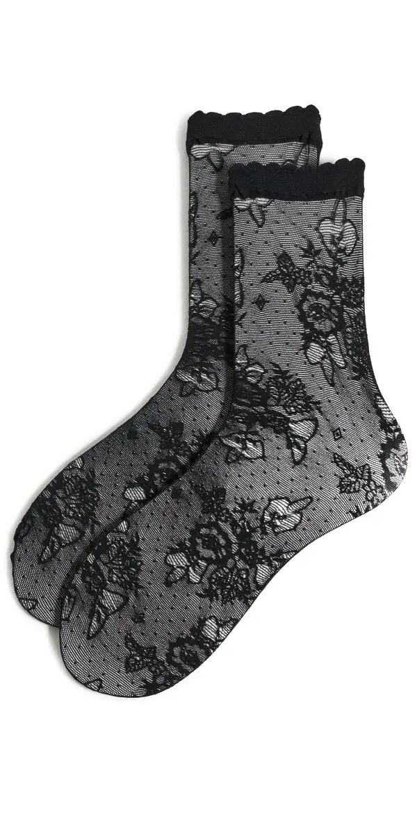 STEMS Margaux Rose Floral Socks
