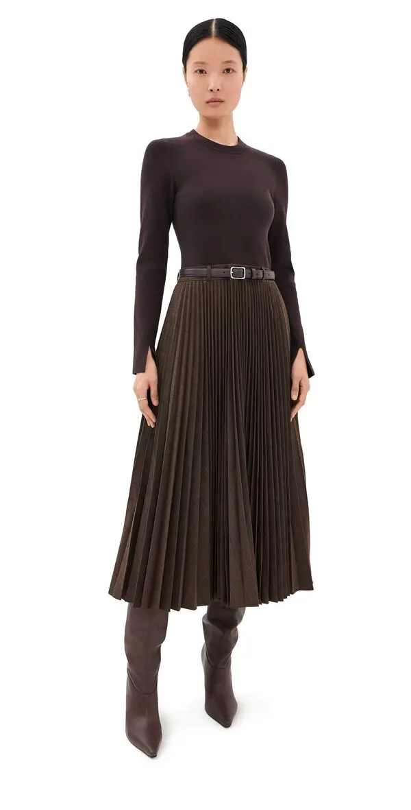 Simkhai Trista Long Sleeve Midi Dress