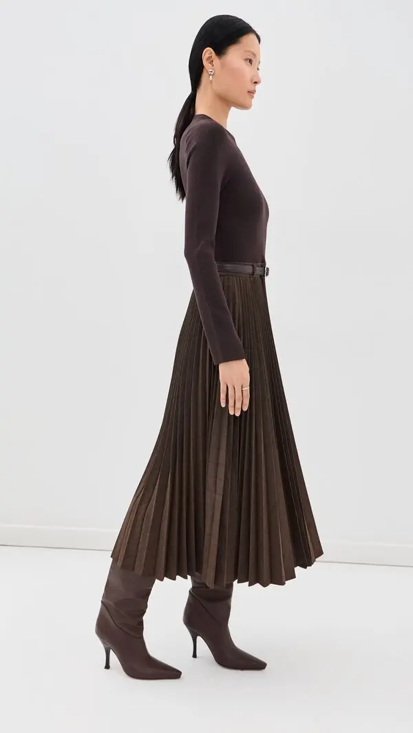 Simkhai Trista Long Sleeve Midi Dress