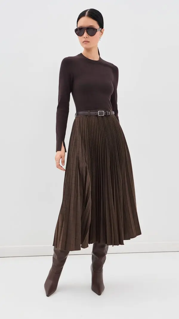 Simkhai Trista Long Sleeve Midi Dress