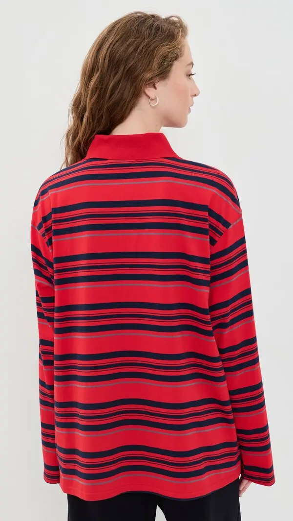 VRG GRL Kinsley Stripe Polo