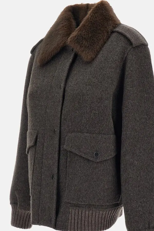 PAROSH Giubbotto Bomber Pilot In Lana