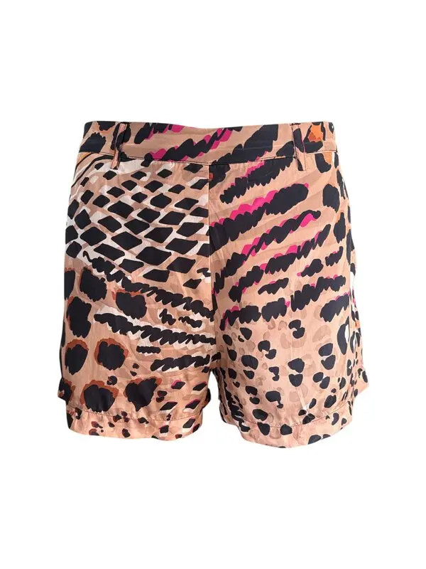 ANY OLD IRON Neutrals / Black / Pink Neutral Animal Shorts