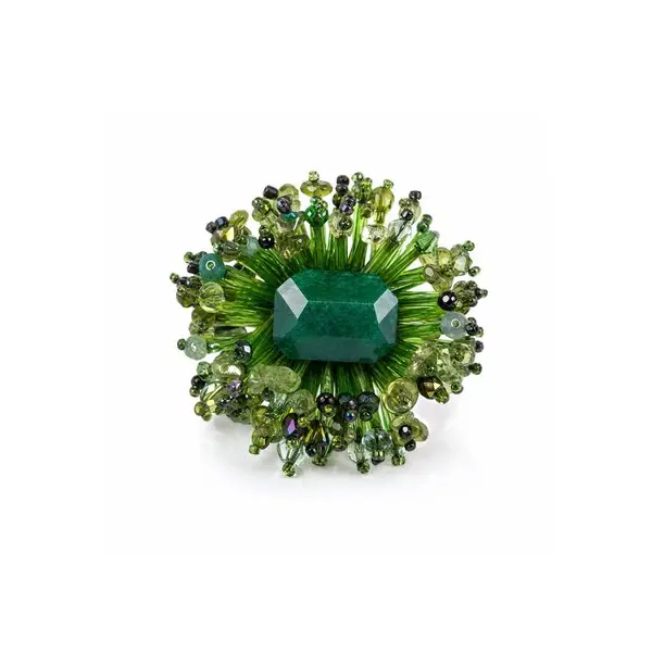 JAREDJAMIN Ivy Beaded Burst Ring