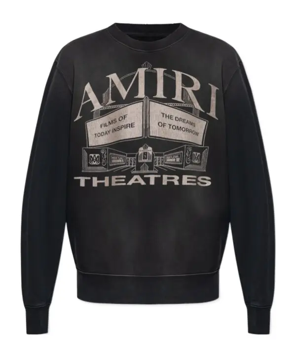 Amiri Graphic Printed Crewneck Sweatshirt