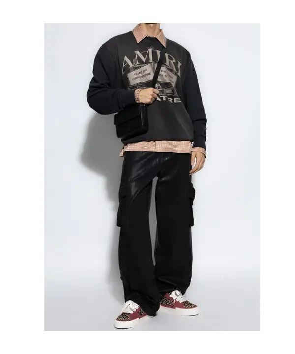Amiri Graphic Printed Crewneck Sweatshirt