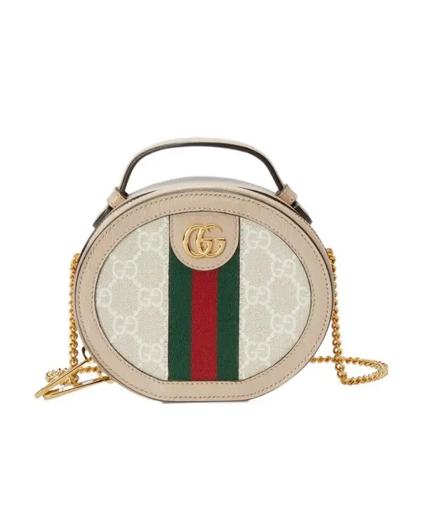 Gucci Mini Ophidia Chain Bag - Nude