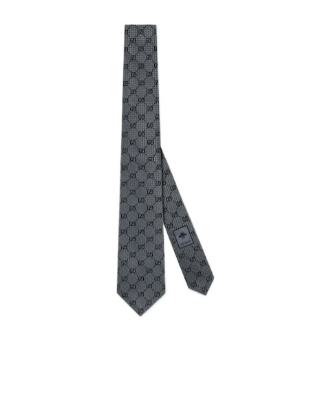 Gucci Gg-pattern Silk Tie