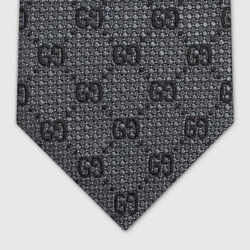 Gucci Gg-pattern Silk Tie
