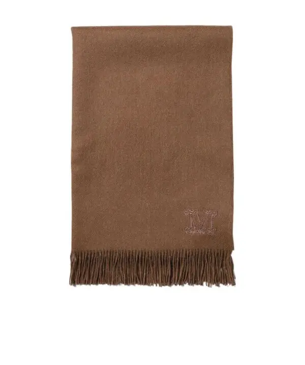 Max Mara Logo Scarf - Brown
