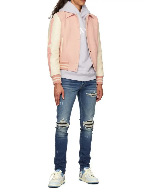 Amiri Two-tone Skel Low-top Sneakers