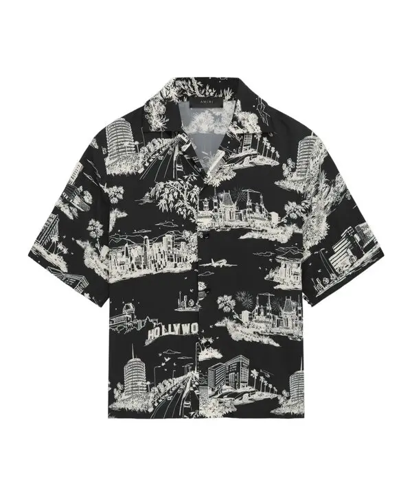 Amiri La Landmark Short-sleeved Shirt