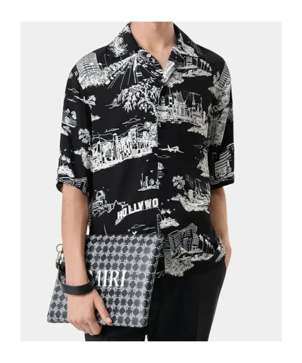 Amiri La Landmark Short-sleeved Shirt