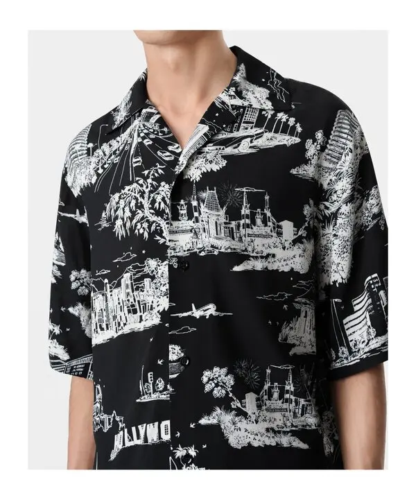 Amiri La Landmark Short-sleeved Shirt
