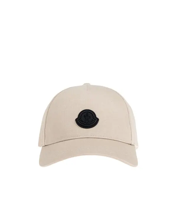 Moncler Logo Patch Curved Peak Baseball Cap