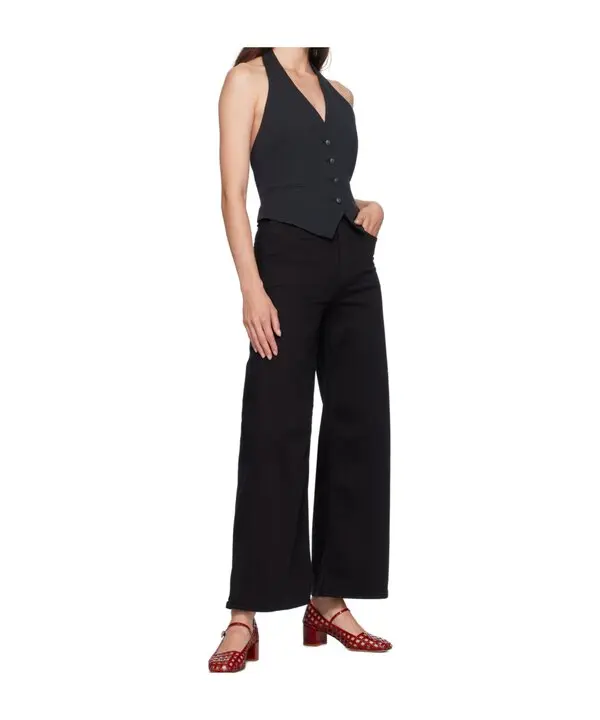 Rag & Bone Sofie Ultra-wide Jeans - Black