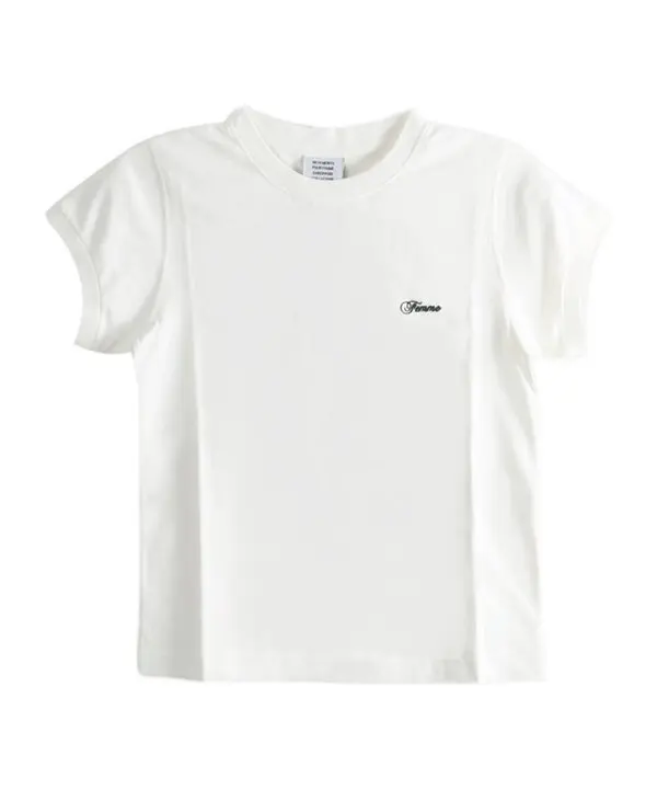 Vetements Femme Fitted T-shirt - White
