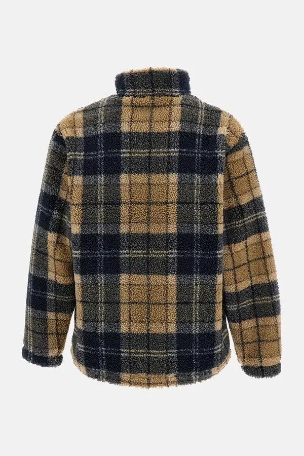 Barbour Pile In Tartan Con Zip