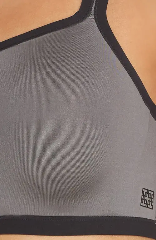 Natori Yogi Convertible Sports Bra - Grey/black