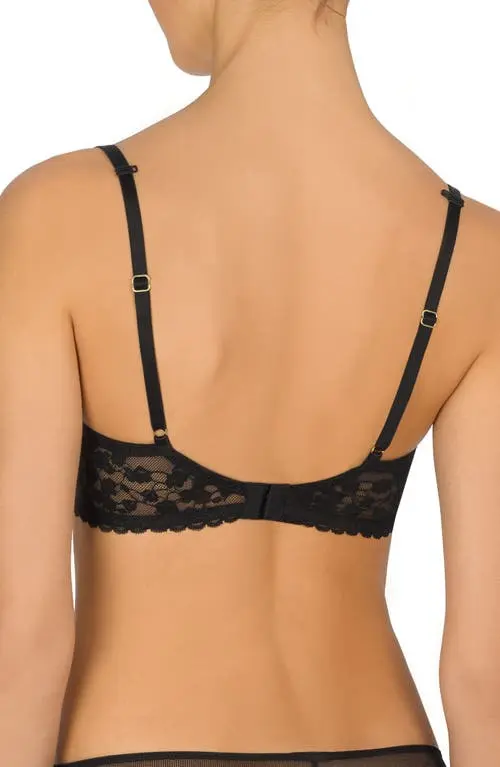 Natori Cherry Blossom Convertible Underwire Bra - Black
