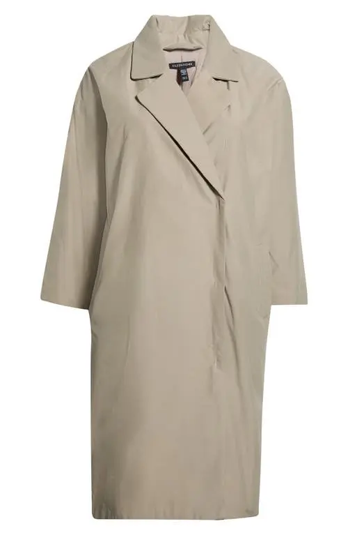 Eileen Fisher Padded Trench Coat - Twine