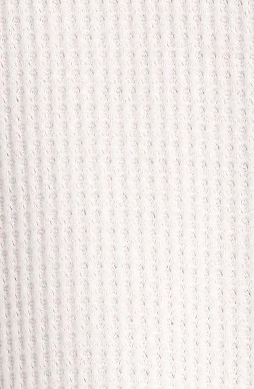 PAPINELLE Waffle Henley Sleep Top