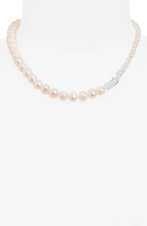 Éliou Madre Pearl & Cubic Zirconia Necklace