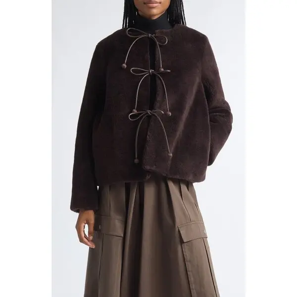 Sea Annie Genuine Shearling Coat